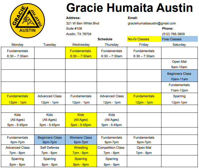 Gracie Humaita Austin